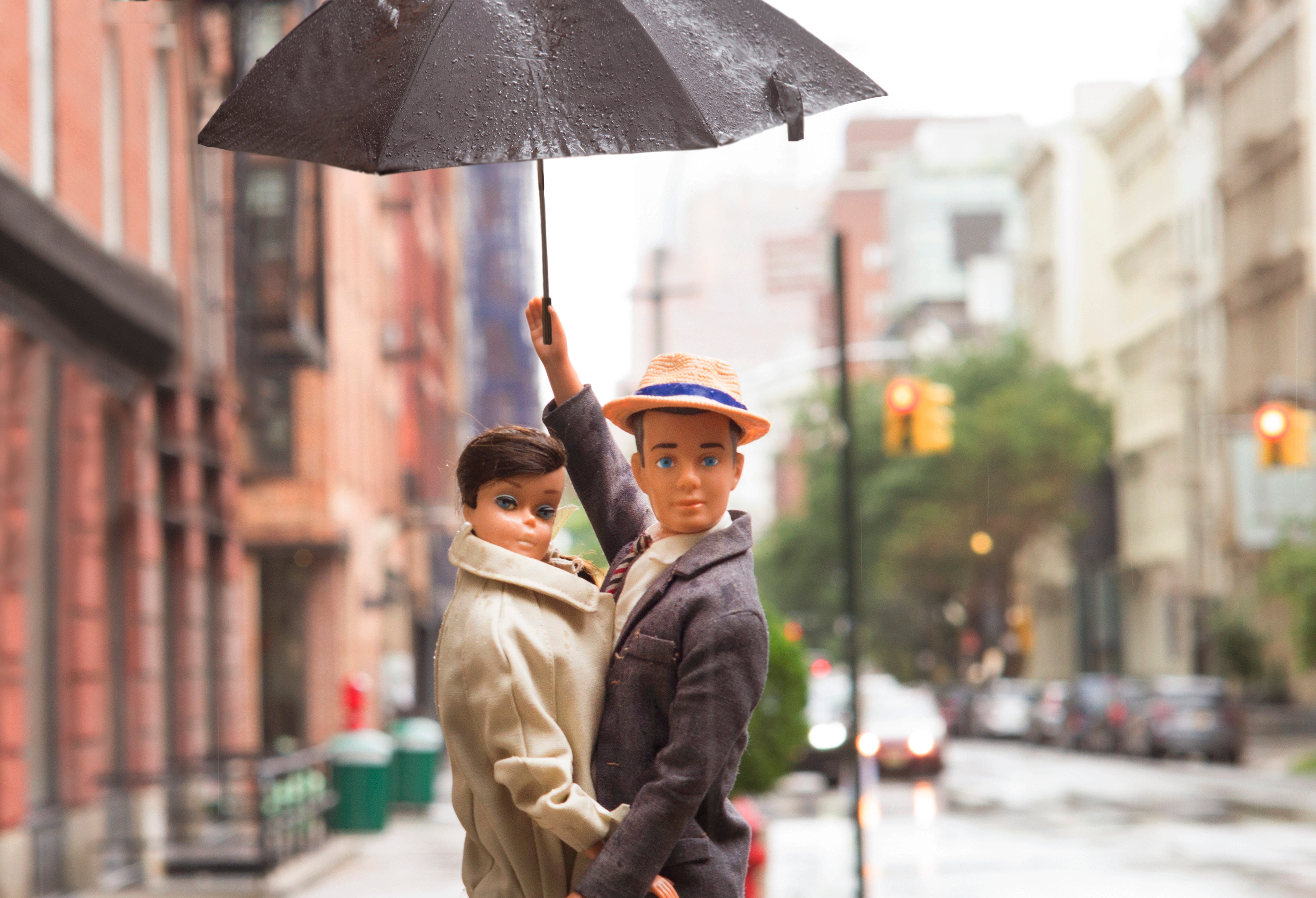 Rain Day NYC – Barbie and Ken Photos